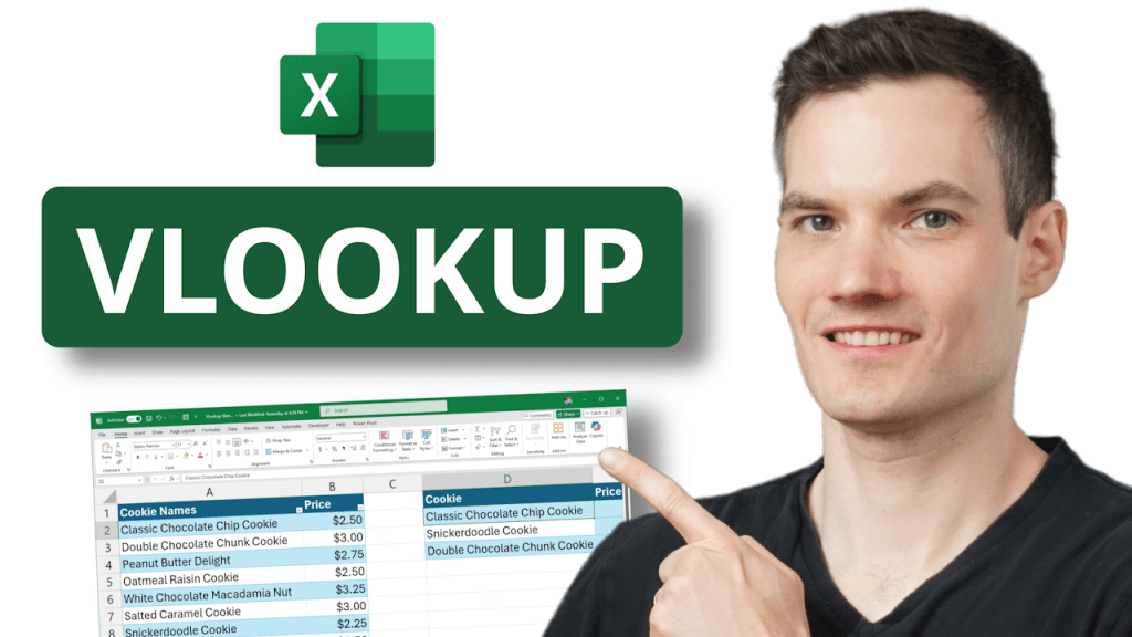 VLOOKUP in Excel | Step-by-Step Tutorial for Beginners – Kevin Stratvert