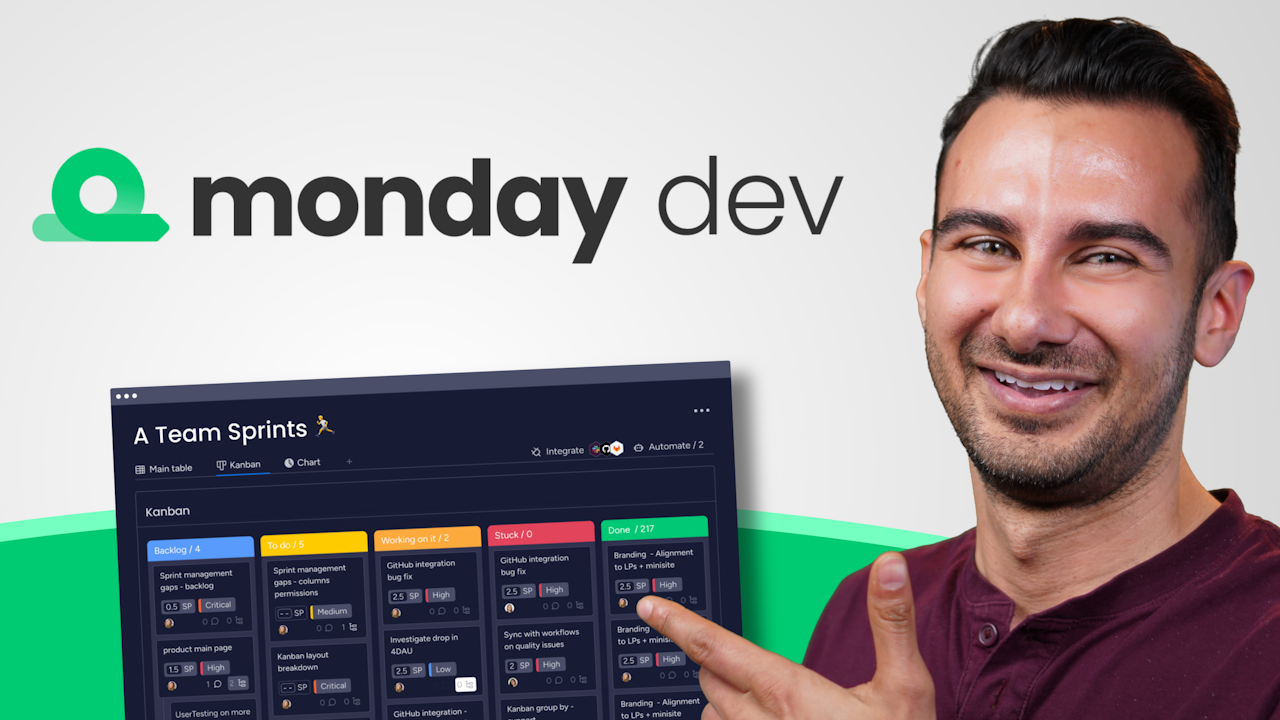 monday dev – Tutorial for Beginners – Kevin Stratvert