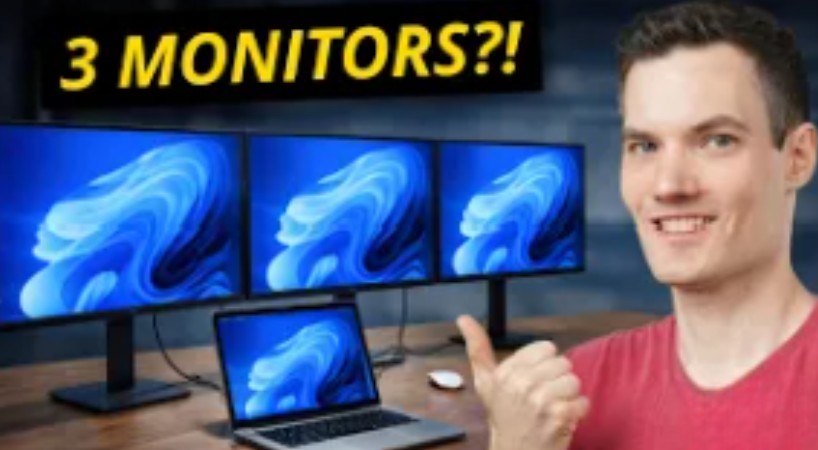 How to Connect 3 Monitors to a Laptop (Step-by-Step) – Kevin Stratvert